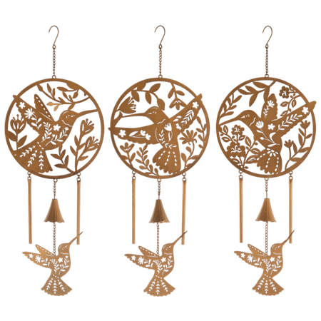 Laser Cut Hummingbird Wind Chime – Barratt's Office Pro