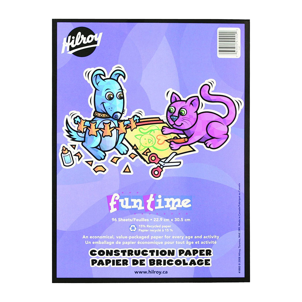 Hilroy - Construction Paper 96 Sheet – Barratt's Office Pro